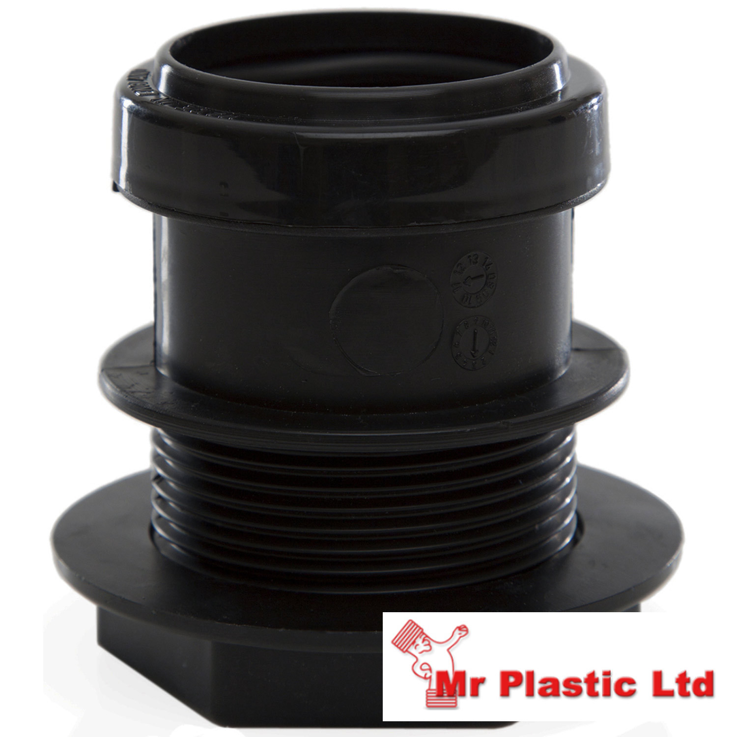 Polypipe 40mm Push Fit Waste Pipe Fittings in Black (actual size 41mm ...