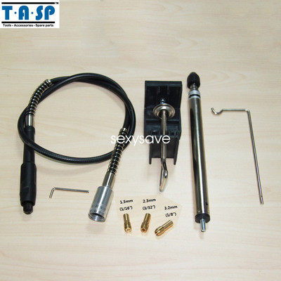 Dremel Rotary Tool Flexible Shaft&Holder Hanger Work With Dremel Stand ...