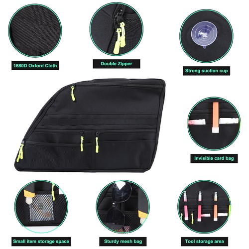 Black Cloth Trunk Left Side Window Storage Bag For Mercedes-Benz GL ...