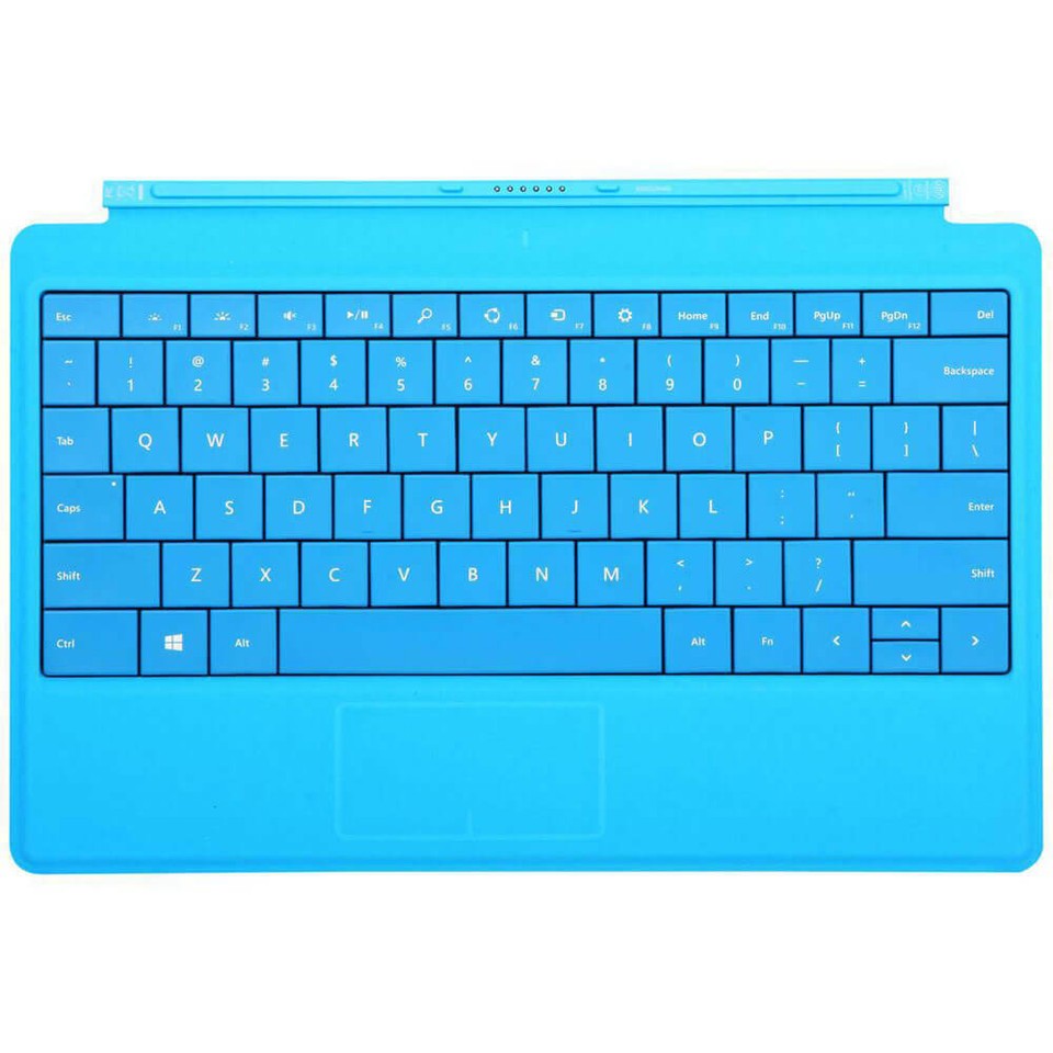 Keycap Replacment Kit - Microsoft Surface TypeCover 2 (1561) Cyan Keys Ship Free | eBay