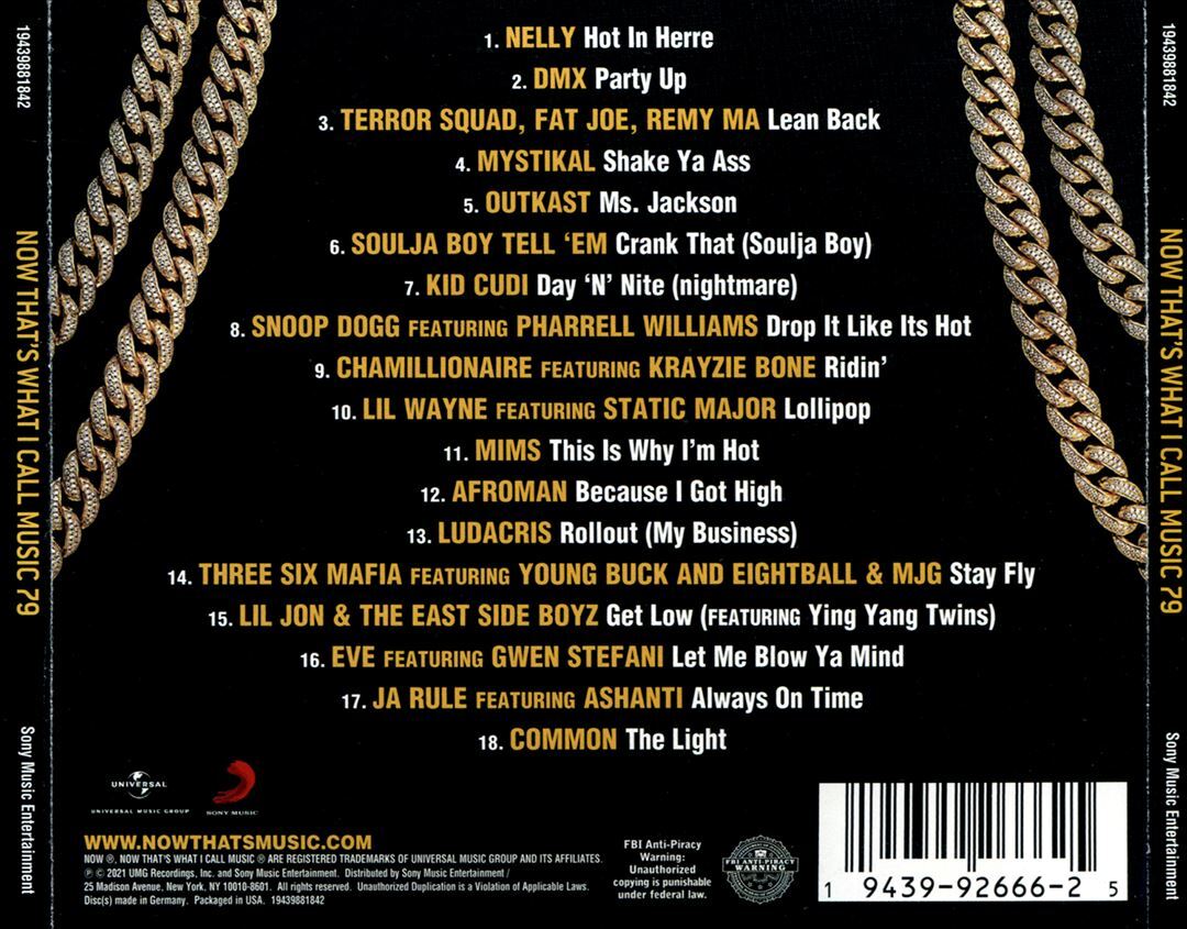 NOW THAT'S WHAT I CALL 2000'S HIP-HOP [1/28] NEW CD 194399266625| eBay