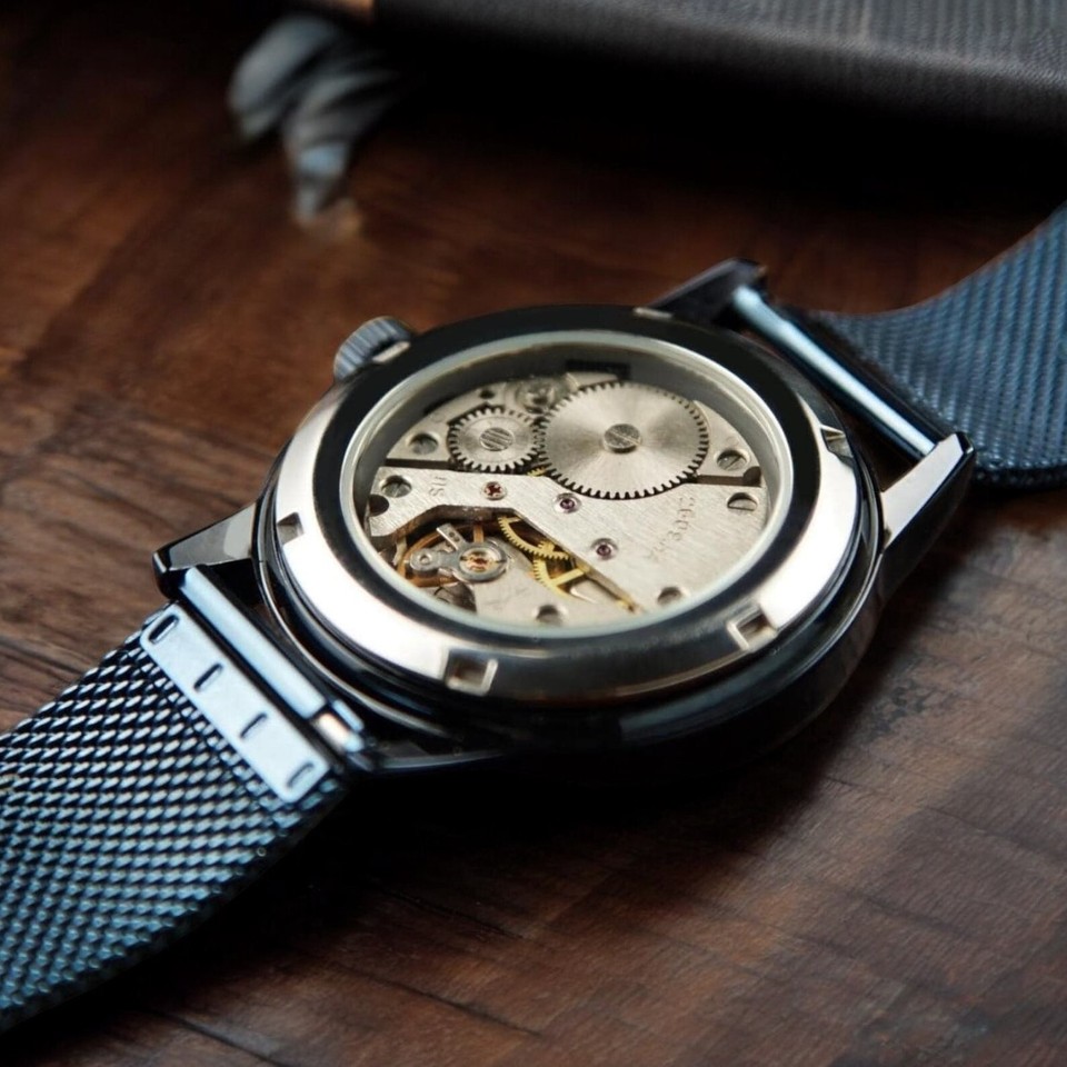 Blue Rare Raketa Copernicus OPEN HEART Limited Edition, Unique ...