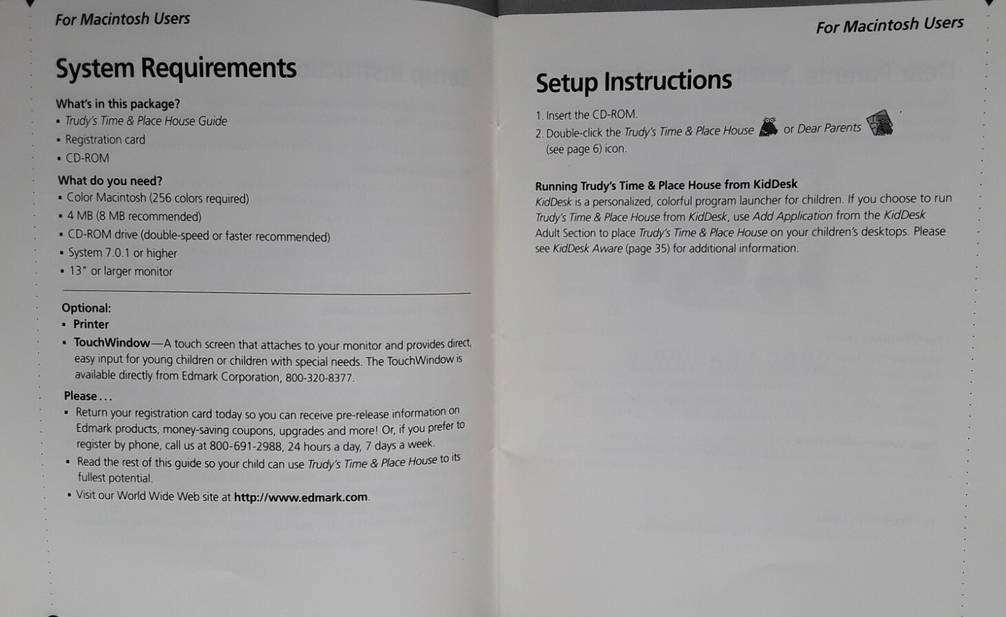 Edmark - Trudy's Time & Place House | Grelly USA