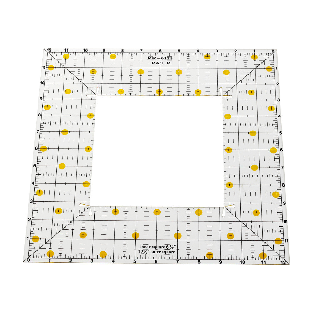 Ruler Template Square