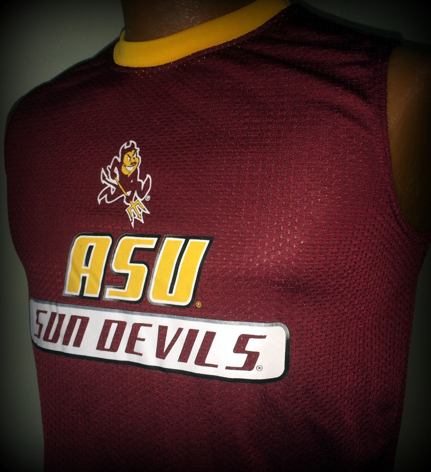 ARIZONA STATE SUN DEVILS OUTERSTUFF YOUTH XL BASKETBALL JERSEY FREE ...