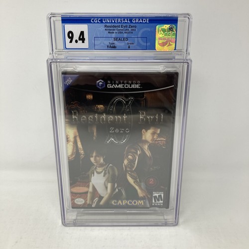 Resident Evil Zero Nintendo Gamecube Black Label Sealed CGC Graded 9.4 ...