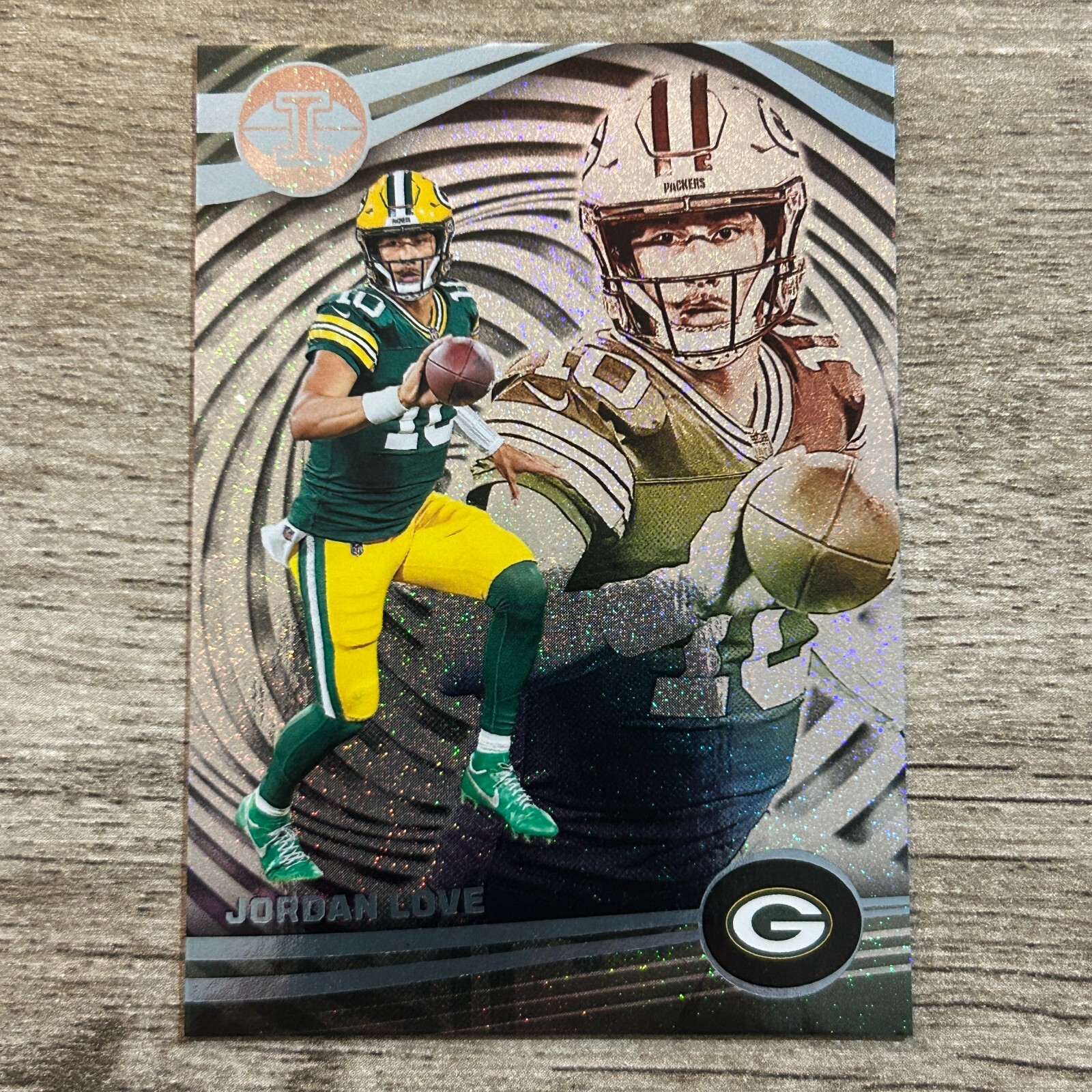 2023 Panini Illusions Jordan Love 39 Dots Trophy Collection Parallel ...