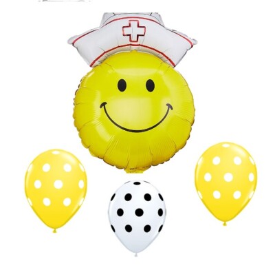 4pc BALLOON set NURSE PARTY any occasion FAVORS graduation THANK YOU ...