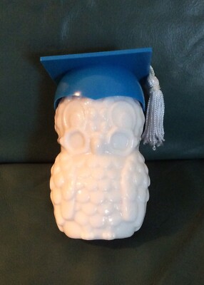 Avon Vintage Milk Glass Graduation Owl Sweet Honesty Cologne | eBay