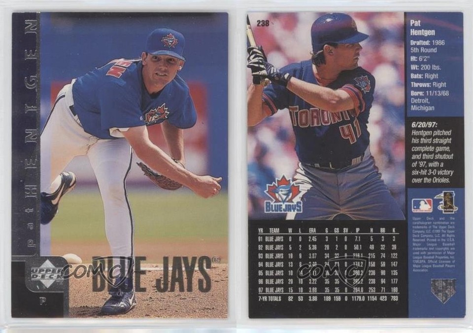 1998 Upper Deck Pat Hentgen #238 0x4w | eBay