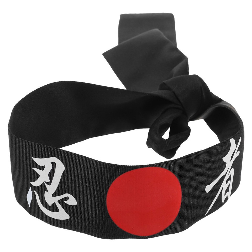 Karate Headband Samurai Japanese Headband Sushi Chef Tie on Costume ...