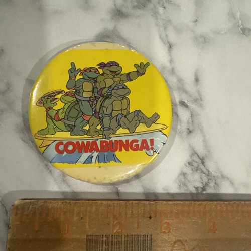 Teenage Mutant Ninja Turtles - Cowabunga Badge Pinback - 1990s | eBay