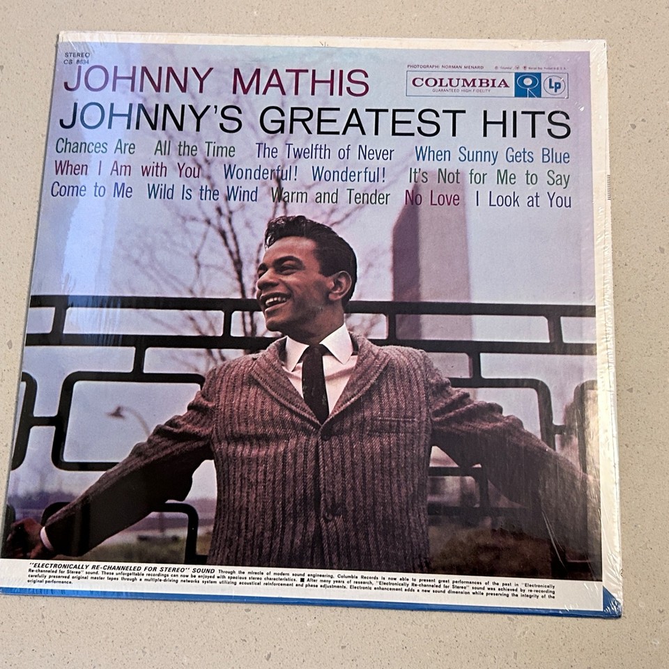 SEALED!!! Johnny Mathis "Johnny's Greatest Hits" US Vinyl LP COLUMBIA ...