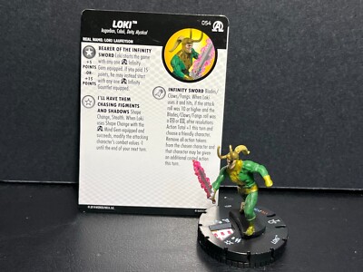 Heroclix Loki 054 - Marvel - Avengers Black Panther Illuminati Set | eBay