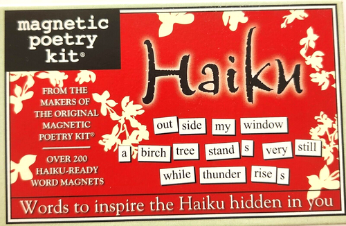 Shakespeare Magnetic Poetry Kit Haiku More than 200 Word Magnets to ...