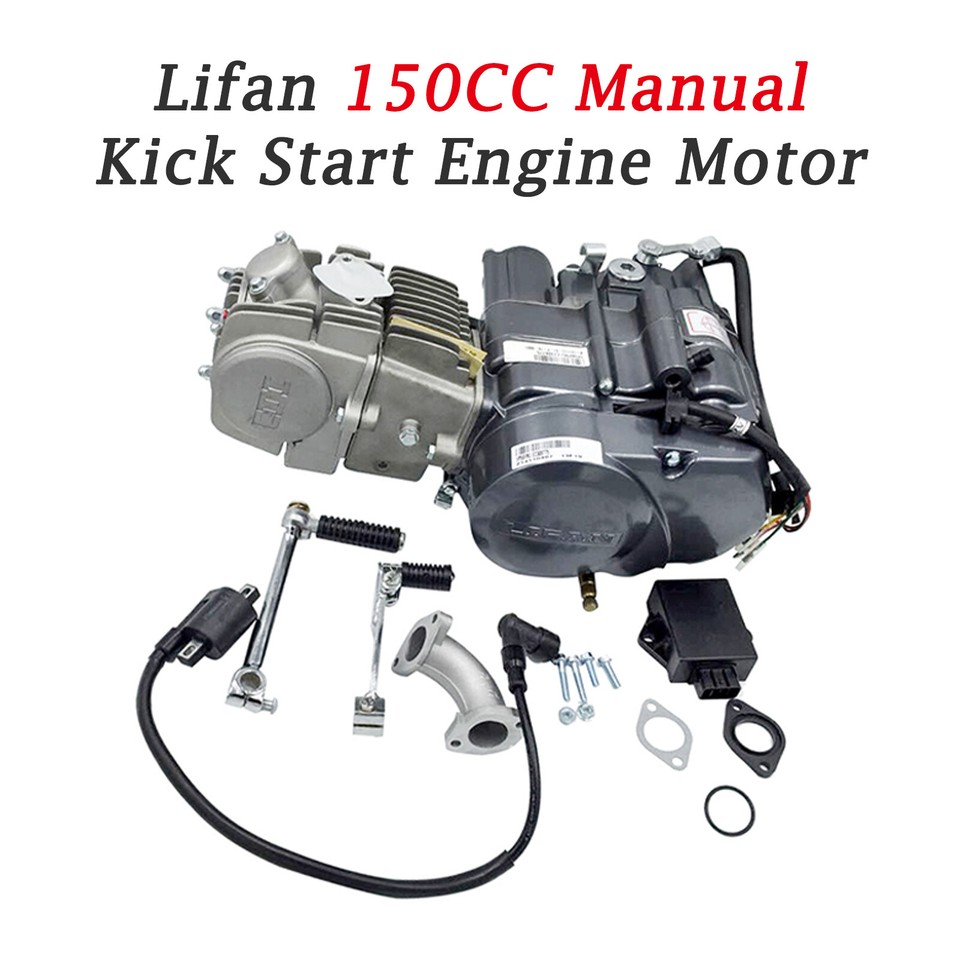 Lifan 125cc 140cc 150cc Engine Motor Kick Start Semi Auto For CT70 CT90 ...