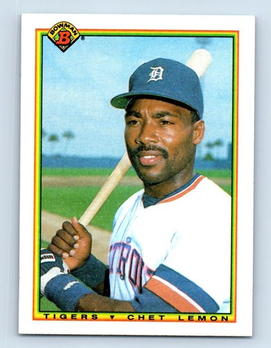 1990 Bowman Chet Lemon Detroit Tigers #354 | eBay