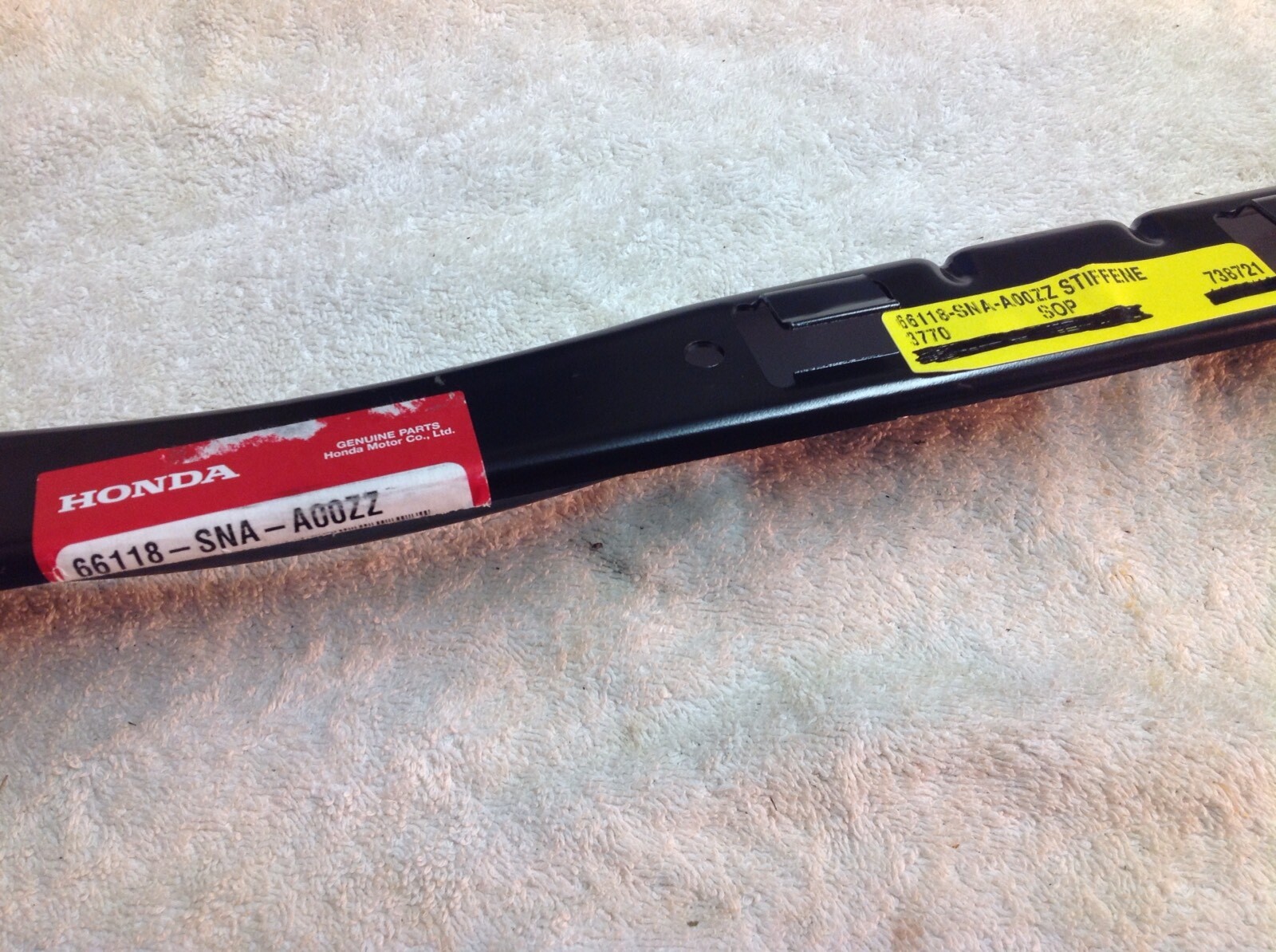 08-11 Honda Civic Sedan Stiffener Rear Bumper Face New OEM 66118-SNA ...