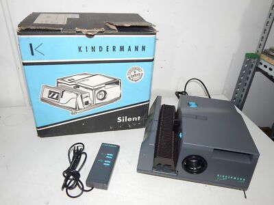 Slide projector KINDERMANN Silent 1500 2.8:90 mm MC 2x150W OVP | eBay