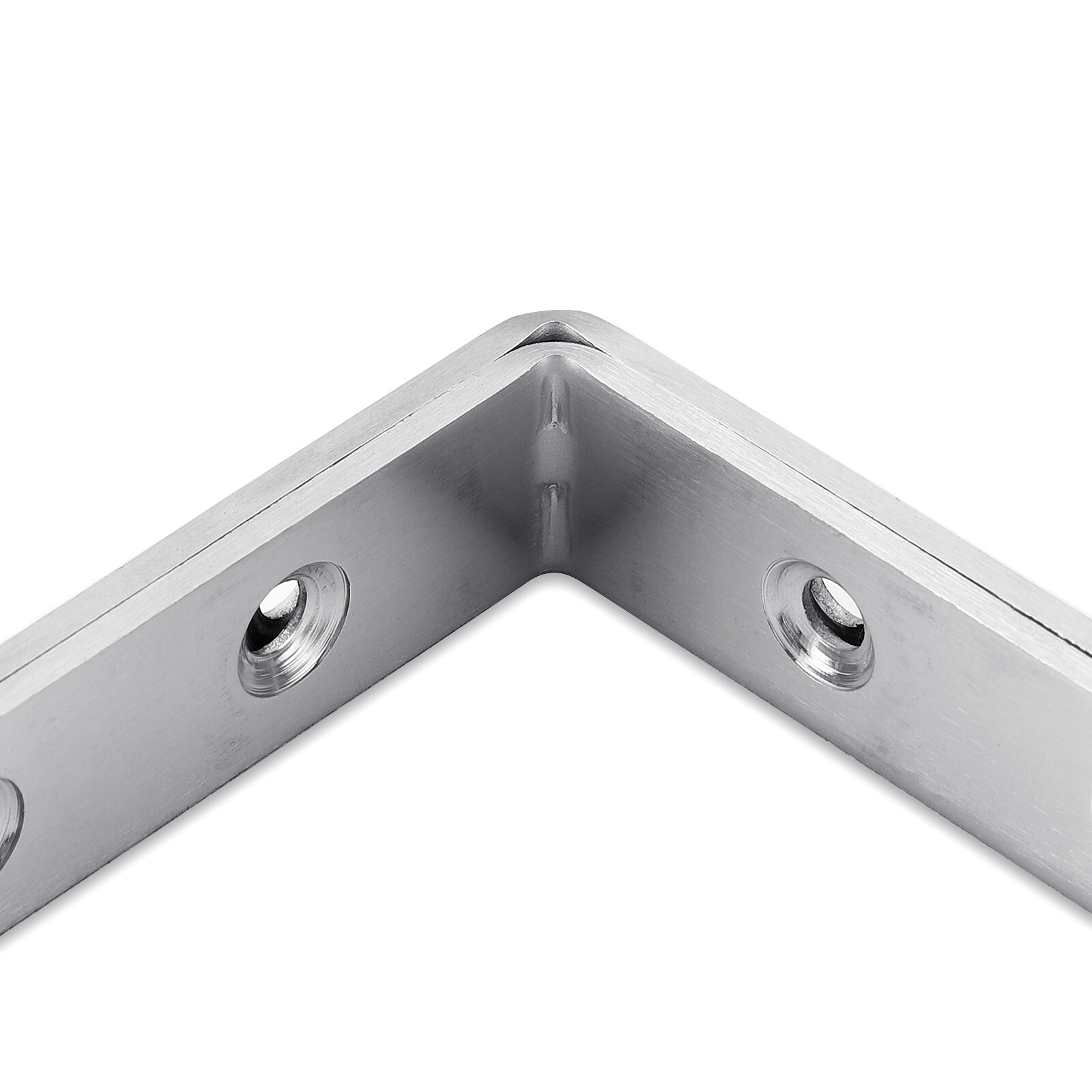 Wideskall 4 Inch Heavy Duty L Shape Corner Brace Angle Repair Bracket