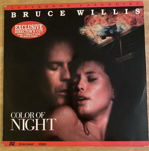 Color of Night (1994) (Uncut) [2550AS] Widescreen Laserdisc- Bruce ...