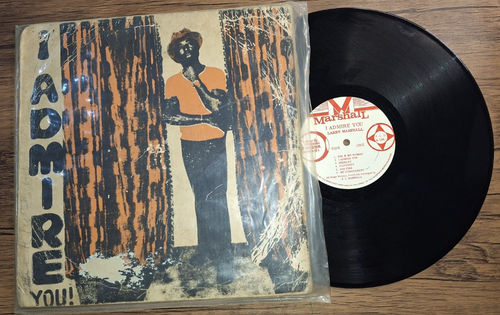 LARRY MARSHALL I Admire You - Cover Art Grail Silk Screen Roots Reggae ...