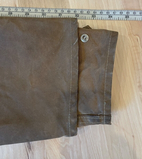 FILSON Tin Cloth Packer Coat Waxed Cotton Canvas Jacket 40 M Mackinaw ...
