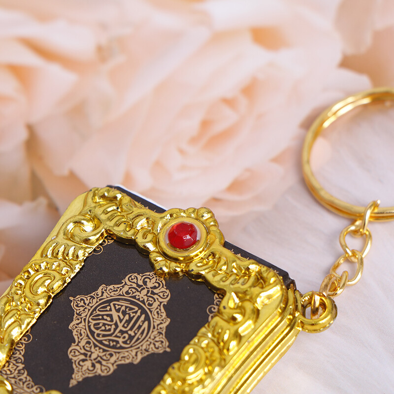 Muslim Islamic Mini Keychains Key Rings For Koran Ark Quran Book Can ...