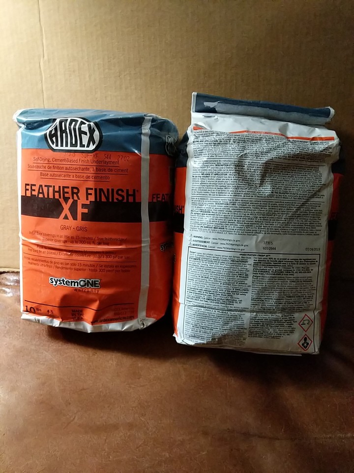 ARDEX XF Feather Finish Grey 10 lb – 4 Pack Skim Coat & Patch Compound ...