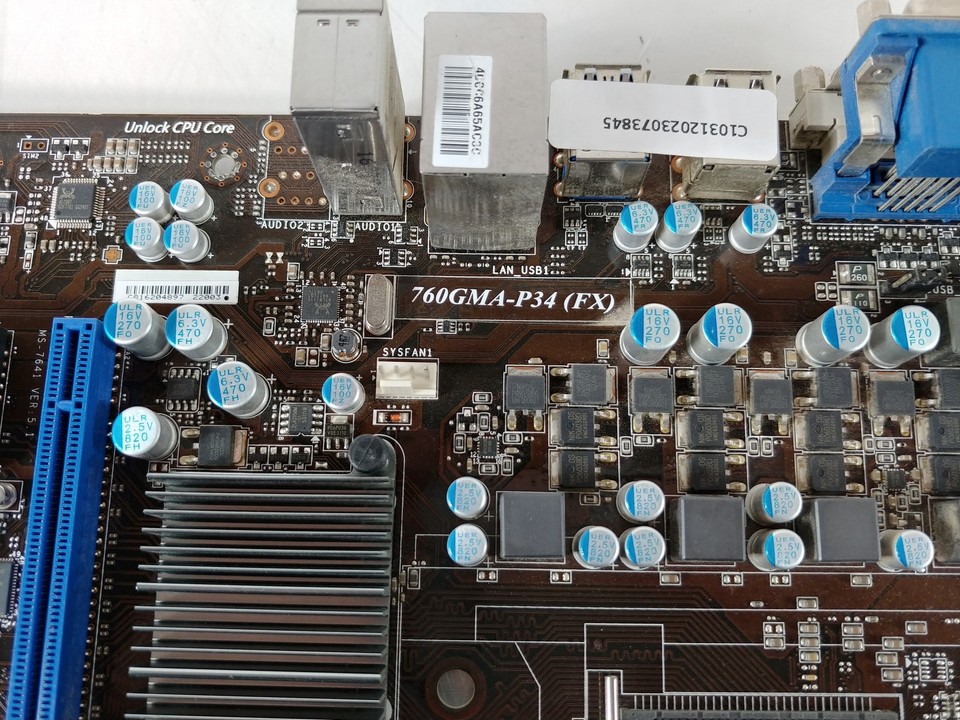 MSI 760GMA-P34 (FX) Socket AM3+ DDR3 SDRAM Desktop Motherboard | eBay