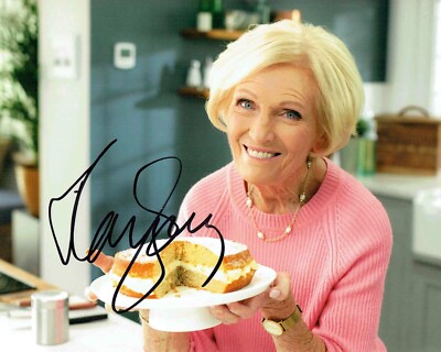 Mary BERRY SIGNED Autograph 10x8 Photo A + Dealer COA British Bake Off ...
