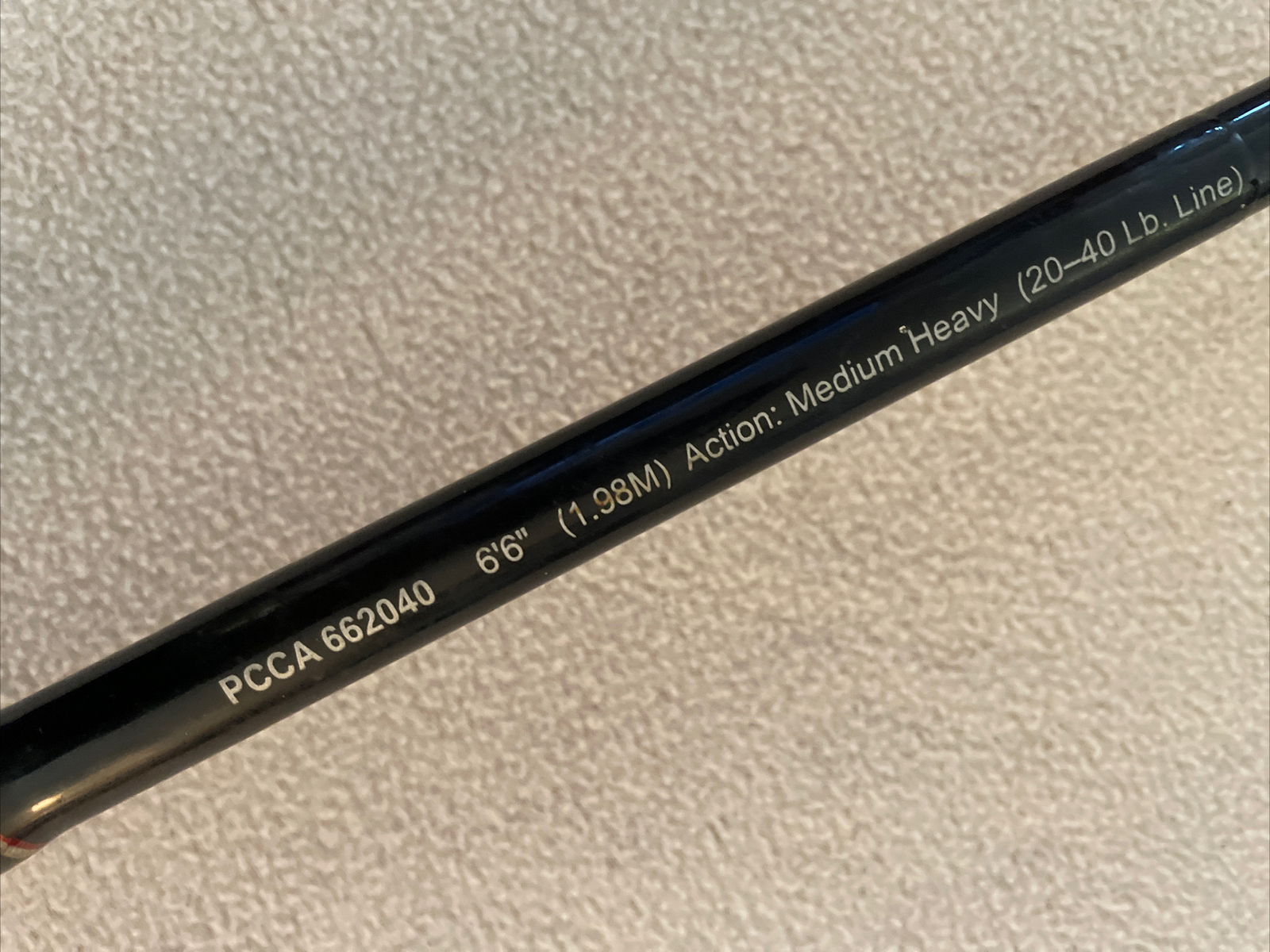 Pflueger Contender Med/Heavy Spinning Fishing Rod PCCA662040 6’6” Rod 1 ...