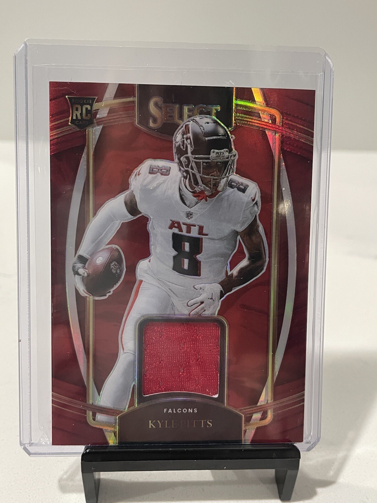 2021 Panini Select Kyle Pitts Rookie Swatches Red #RSW-KPI | eBay