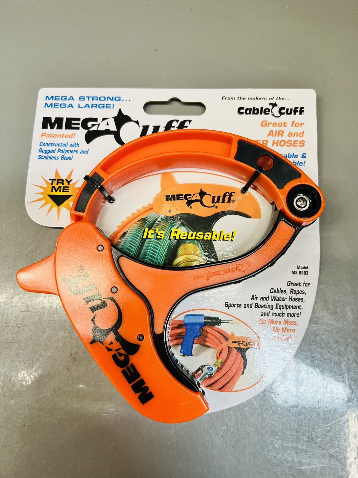 Cable Cuff Mega Cuff - Single Extra Large Reusable Serrated Cable ...