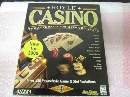 Hoyle Casino - SIERRA Big Box Software - Vintage/Rare - New-Factory ...