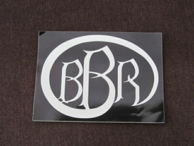BBR Black Sticker/Decal | eBay