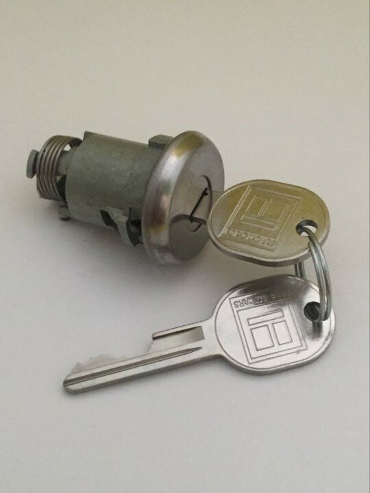 Trunk Lock Cylinder with 2 keys for listed GM Buick Chevy Olds Pontiac ...