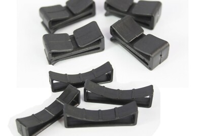 Webbing Loop Stays / Retainer Buckle Black Plastic Rucksac Replacement ...
