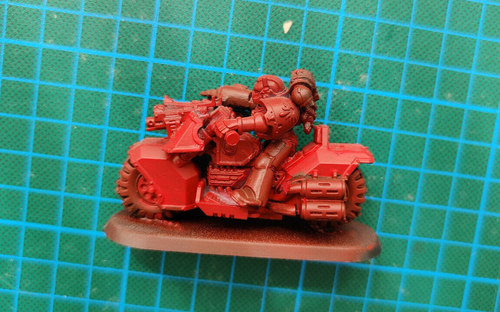 Warhammer 40k Dark Angel Ravenwing Sergeant on Space Marine Bike | eBay.de