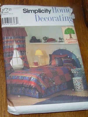 Simplicity 7772 Bedroom Accessories Sewing Pattern | eBay