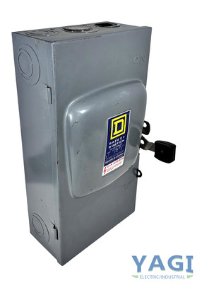 Square D D323N Safety Switch 100A 240V 3P 30HP Fusible NEMA 1 General ...
