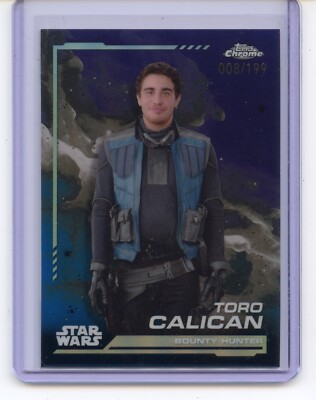 2024 Topps Chrome Star Wars Toro Calican Kamino Aqua Refractor /199 | eBay