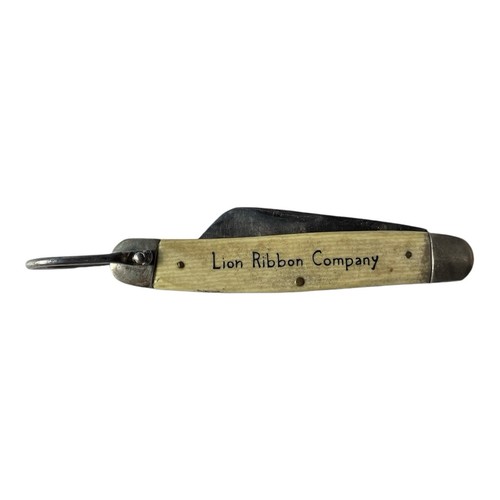 Lion Ribbon Company Pocket Knife Advertising Autopoint Kutmaster Utica ...