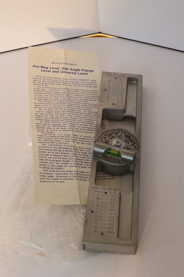 PRO-MAG-LEVEL Curv-O-Mark Pro Mag No. 8 Level 0721-0007 | eBay