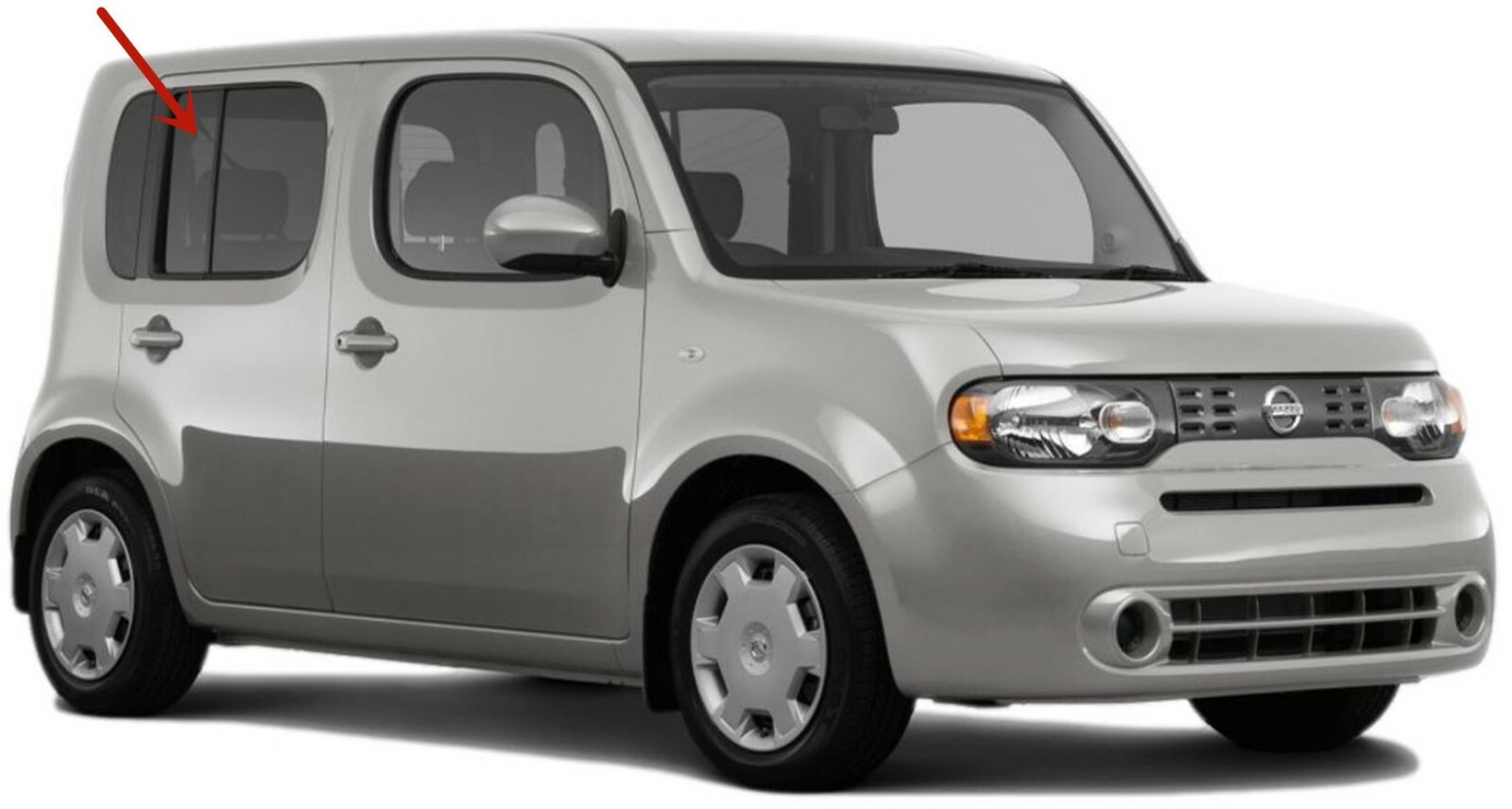 Fits 2009-2014 Nissan Cube Passenger Right Side Rear Vent Window Glass ...