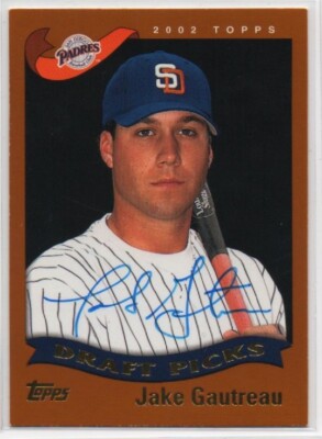 2002 Topps Jake Gautreau #328 Signed IP Auto | eBay