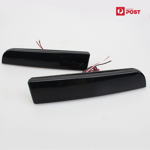 2x Bumper LED Tail Lights Reflectors For 2008-2017 Mitsubishi Lancer ...