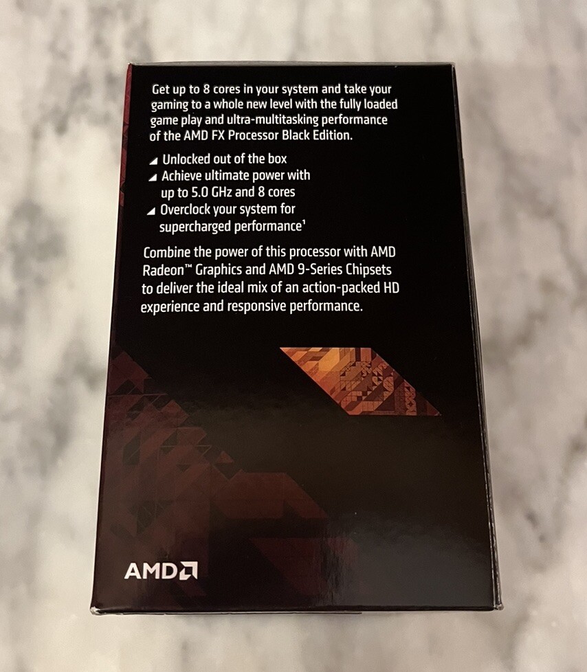 AMD FX-9370 (FD9370FHHKWOF) 8 Core Black Edition CPU, 4.4 GHz, WOF, SKT ...