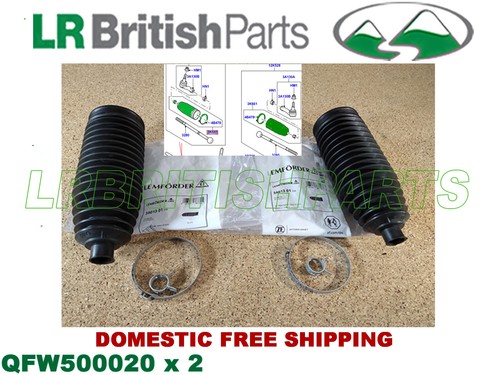 LAND ROVER STEERING RACK BOOT RANGE ROVER SPORT 05-13 SET NEW QFW500020 ...