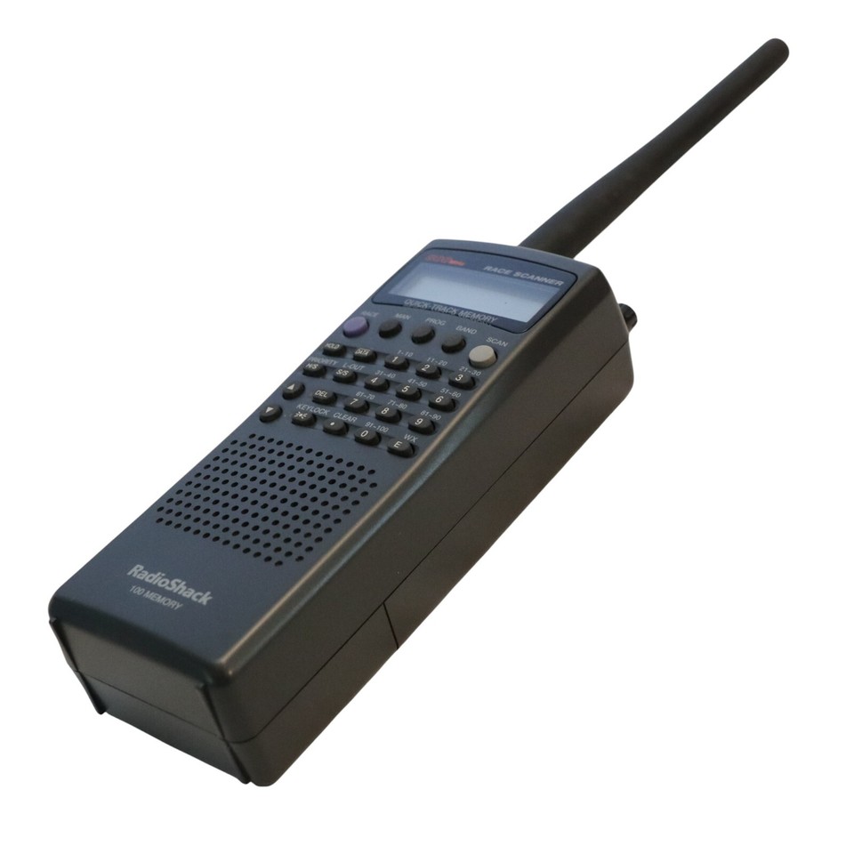 Radio Shack Pro-74 100 Channel VHF/UHF/air 800MHZ Race Scanner 20-513A ...